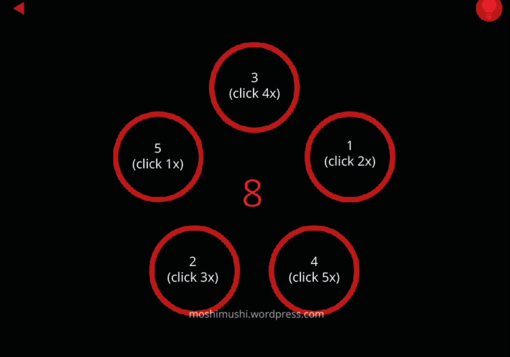 [red] (web version) Level 1 – 25 Walkthrough – moshimushi