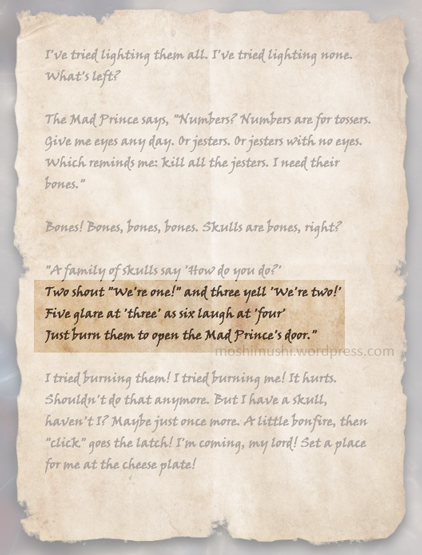 [Elder Scrolls Online] Zaintiraris Puzzle Solution – moshimushi